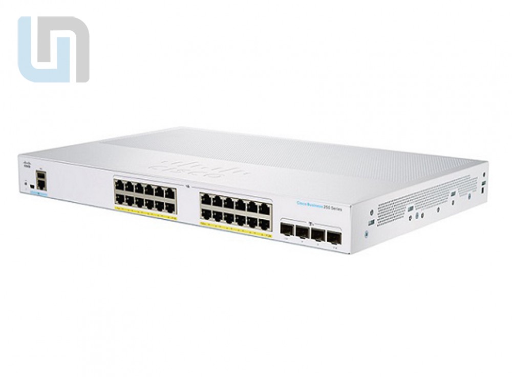 CBS250-24FP-4G-EU | Cisco Business 250 24 Ports PoE+ 370W, 4 SFP Uplink