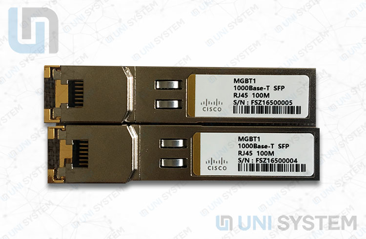 Cisco MGBT1 Gigabit Ethernet 1000 Base-T Mini-GBIC SFP Transceiver